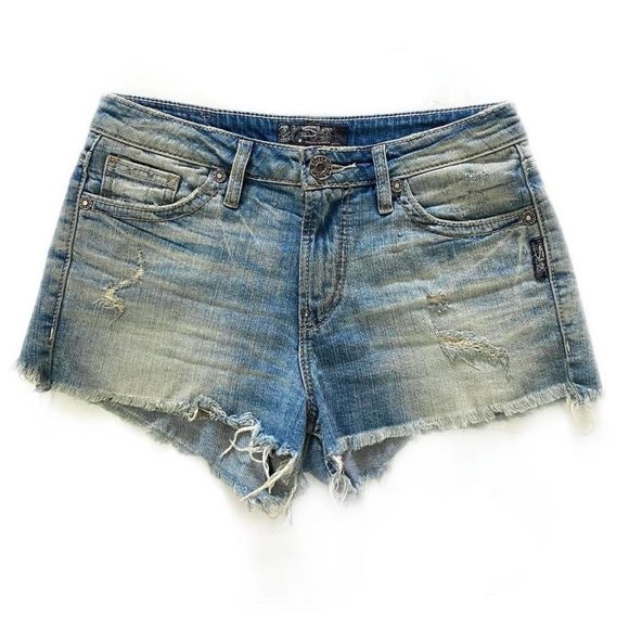 Silver Jeans | Shorts | Y2k Emo Silver Jeans Vintage Blue Denim ...